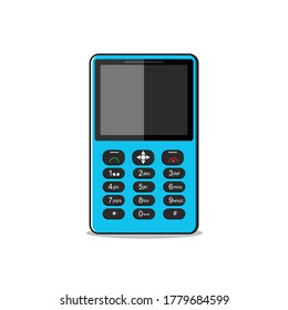 Vector Illustration Handphone White Background Stock Vector (Royalty ...