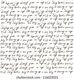 Vector Illustration Handwriting Stock Vector (Royalty Free) 116025031 ...