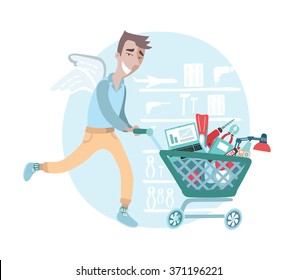 370 Comic Store Guy Images, Stock Photos & Vectors | Shutterstock