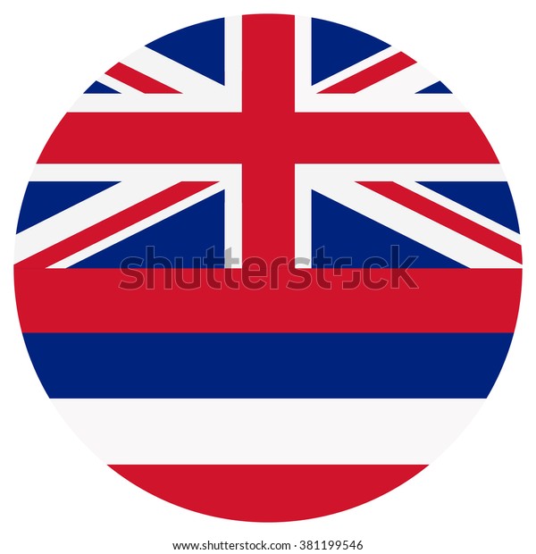 Vector Illustration Hawaii Flag Vector Icon Stock Vector (Royalty Free ...
