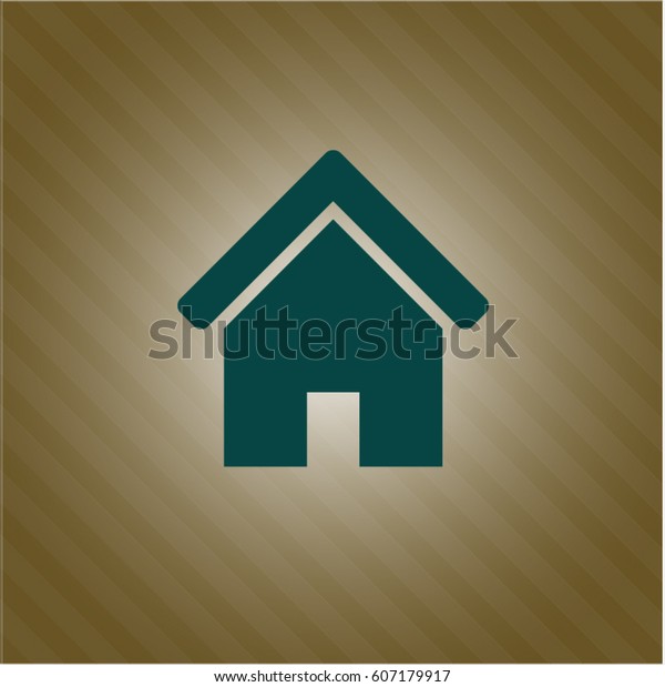 Vector Illustration Home Icon Stock Vector (Royalty Free) 607179917 ...