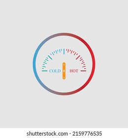 Vector Illustration Hot Cold Logo Icon Stock Vector (Royalty Free ...