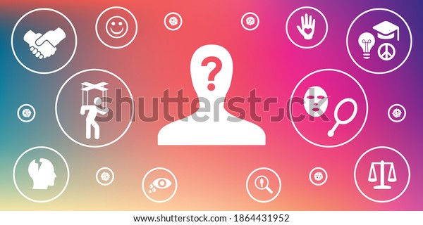 Vector Illustration Human Personal Problems Communication Stock Vector ...