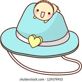 Vector Illustration Hunting Hat Stock Vector (Royalty Free) 129579953 ...