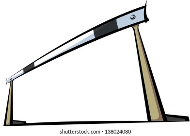 Vector Illustration Hurdle Stock Vector (Royalty Free) 138024080 ...
