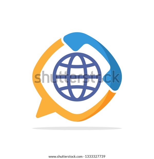 Vector Illustration Icon Concept Global Customer Stock Vector (Royalty ...