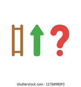 Vector Illustration Icon Concept Ladder Missing Stock Vector (Royalty ...