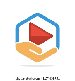 Vector Illustration Icon Multimedia Service Management Stock Vector ...