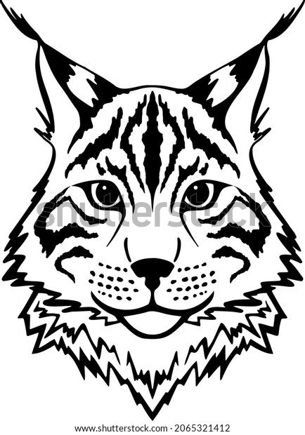 Vector Illustration Image Lynx Emblem Logo Stock Vector (Royalty Free ...