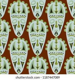 Vector Illustration Indian Seamless Background Ritual Stock Vector ...