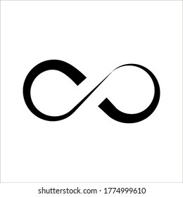 Smoking Vector Illustration Eternity Symbol Cigarette Stock Vector ...