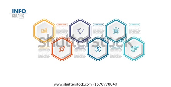 Vector Illustration Infographic Design Template Icons Stock Vector ...