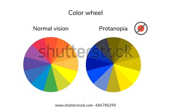 Vector Illustration Infographics Color Wheel Palette Stock Vector ...
