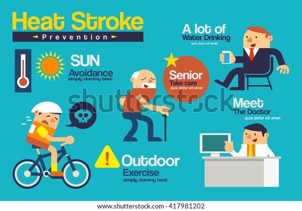 Vector Illustration Infographics Layout About Heat Stock Vector ...