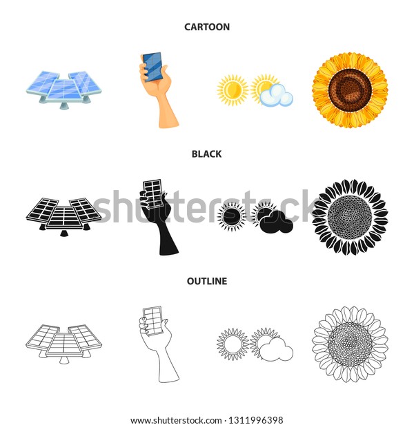 Vector Illustration Innovation Technology Symbol Set Stock Vector ...