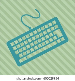 Vector Illustration Keyboard High Quality Icon Stock Vector (Royalty ...