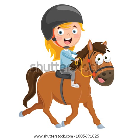 Girl Riding Horse Drawing | Free download on ClipArtMag