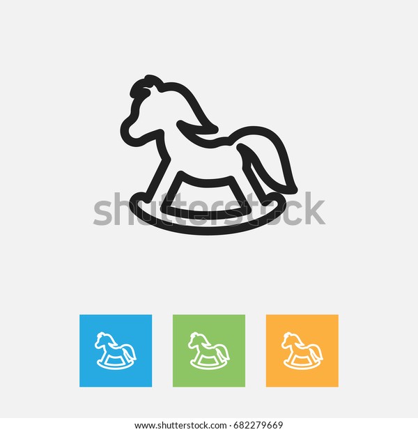 Vector Illustration Kin Symbol On Toy Stock Vector (Royalty Free ...
