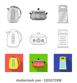 Bitmap Illustration Kitchen Cook Symbol Collection Stock Illustration ...