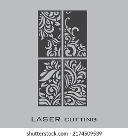 Vector Illustration Laser Cutting Stock Vector (Royalty Free ...