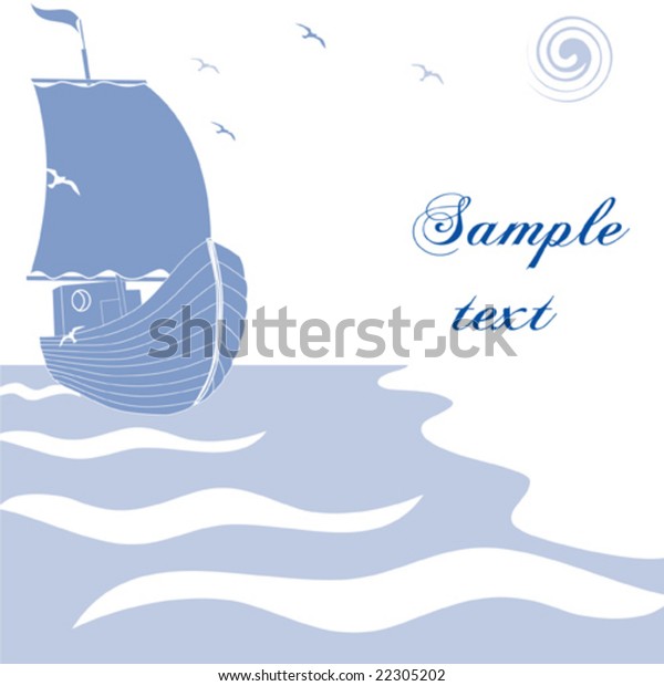 Vector Illustration Letter Boat Stock Vector (Royalty Free) 22305202 ...