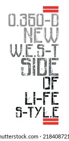 Vector Illustration Lettering Distressed Style Stock Vector (Royalty ...