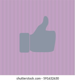 Vector Illustration Like Icon Vector Illustration Stock Vector (Royalty ...