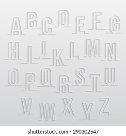 Isometric Letters Numbers Signs Different Directions Stock Vector ...