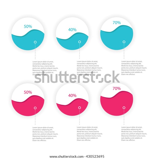 Vector Illustration Liquid Infographic Set 1 Stock Vector (Royalty Free ...