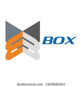 Vector Illustration Logo Box Business Stock Vector (Royalty Free ...