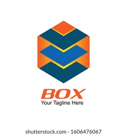 Vector Illustration Logo Box Business Stock Vector (Royalty Free ...