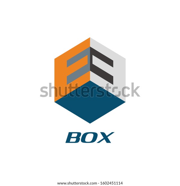 Vector Illustration Logo Box Business Stock Vector (Royalty Free ...