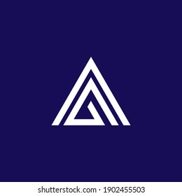 Vector Illustration Logo Design Forming Letters Stock Vector (Royalty ...