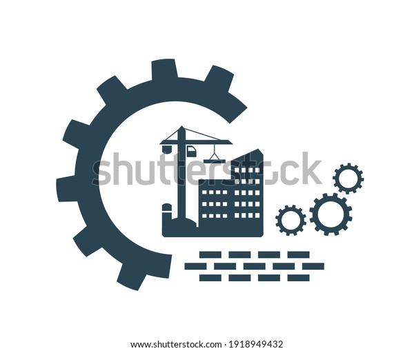 Vector illustration of a logo, icon, lifting device, hook for ...