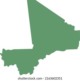 Mali map vector