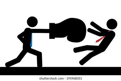 447 Stick figure boxing Images, Stock Photos & Vectors | Shutterstock