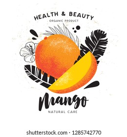 Vector Illustration Mango Templates Design Labels: เวกเตอร์สต็อก (ปลอด ...