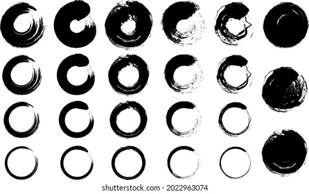 Vector Illustration Material Black Circle Written Stock Vector (Royalty ...