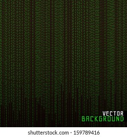 Vector Illustration Matrix Background: เวกเตอร์สต็อก (ปลอดค่าลิขสิทธิ์ ...