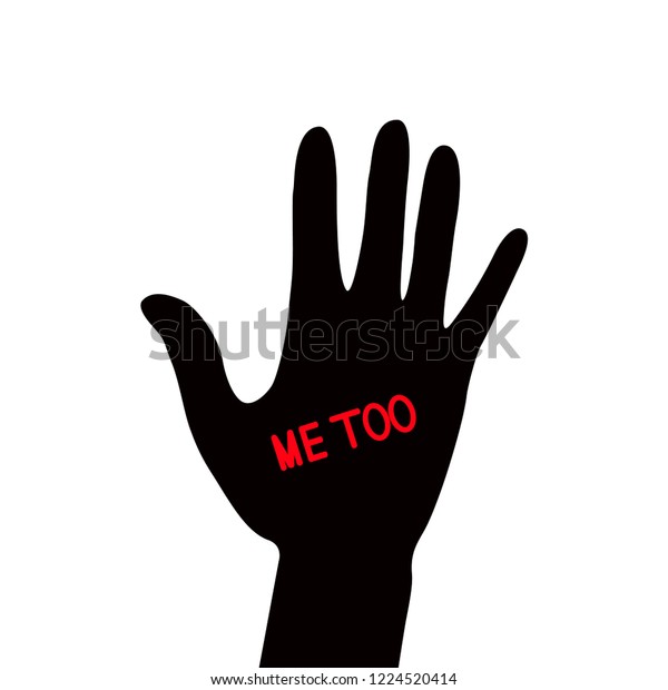 Vector Illustration Me Hand Sign Isolated Stock Vector (Royalty Free ...