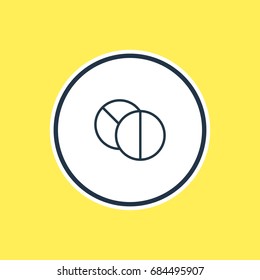 Vector Illustration Medication Outline Beautiful Health Stock Vector ...