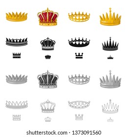 Vector Illustration Medieval Nobility Logo Collection Stock Vector ...