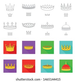 Vector Illustration Medieval Nobility Logo Collection Stock Vector ...