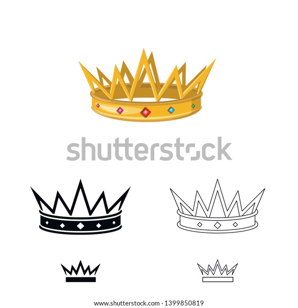 Vector Illustration Medieval Nobility Logo Collection Stock Vector ...