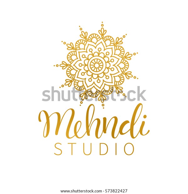 Vector Illustration Mehndi Pattern Traditional Indian Stock Vector ...