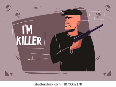 877 Menacing man Stock Illustrations, Images & Vectors | Shutterstock
