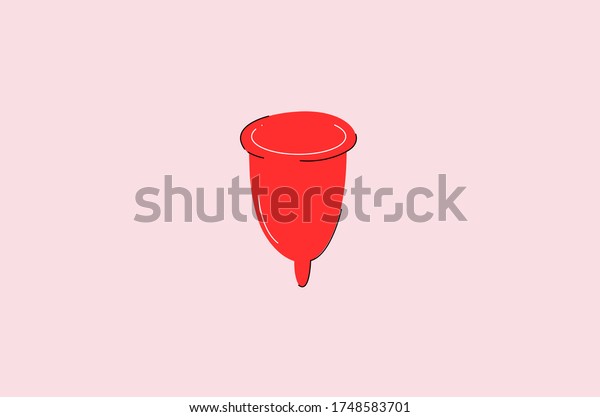 Vector Illustration Menstrual Cup Stock Vector (Royalty Free ...