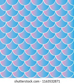 Vector Illustration Mermaid Skin Pattern Stock Vector (Royalty Free ...