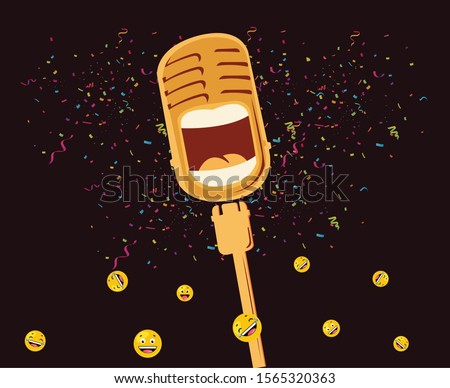 Cartoon Microphone Clipart | Free download on ClipArtMag