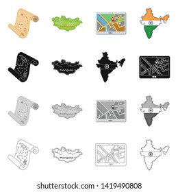 Vector Illustration Middle East Symbol Collection Stock Vector (Royalty ...